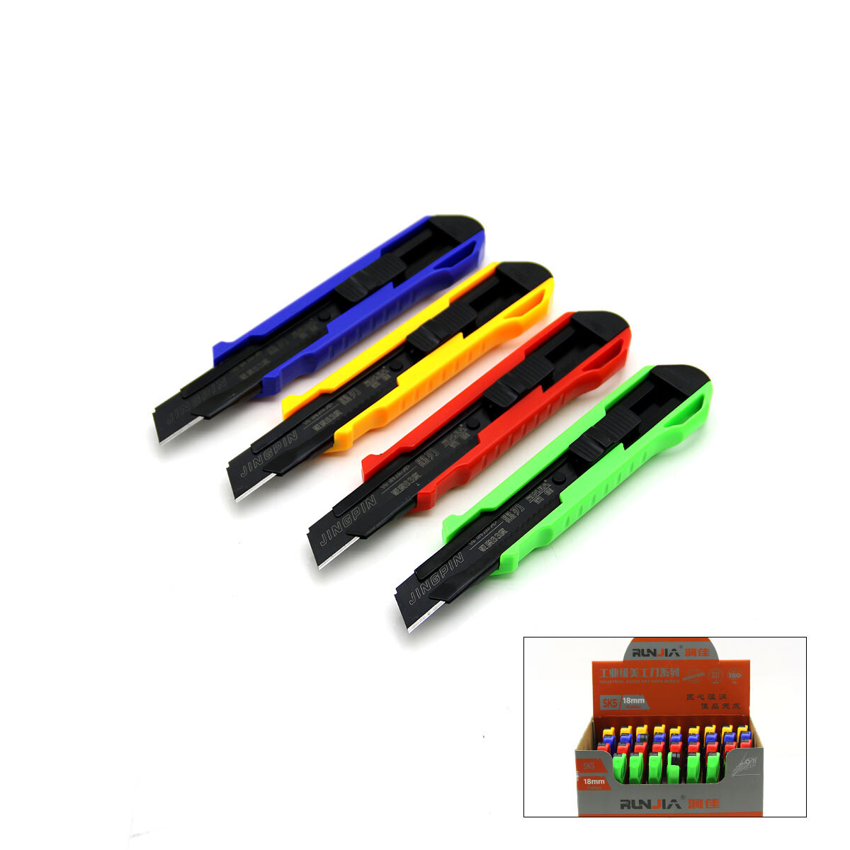 Runjia SK-5 RJ-087 AR-18 Büyük Plastik Falçata Maket Bıçak (18mm) - 78. ...