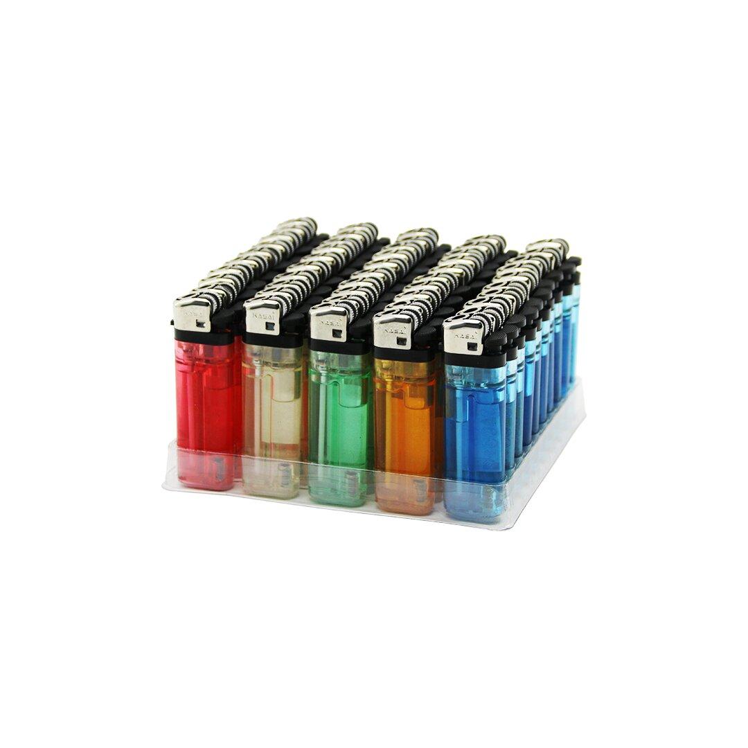 Kasai F-4010 Taşlı, Şeffaf Renkli Çakmak - 6.84 TL
